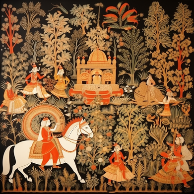 Ancient Hindu Paintings